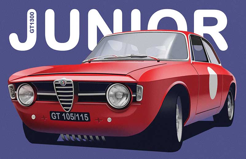 Illustrations of Memorable Cars in History | Designing Fever Magazine